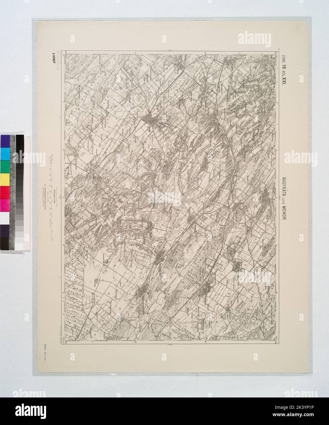 Nagykata und Monor. Cartographic. Maps, Topographic maps. 1909. Lionel ...