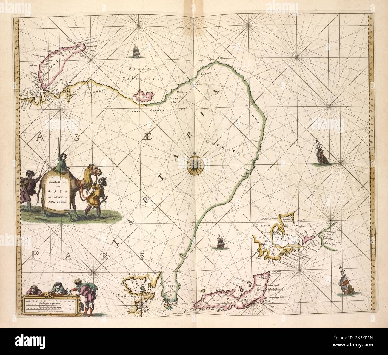 Noordtoost cust van Asia, van Japan tot Nova Zemla. De Noordt-oost kust ...