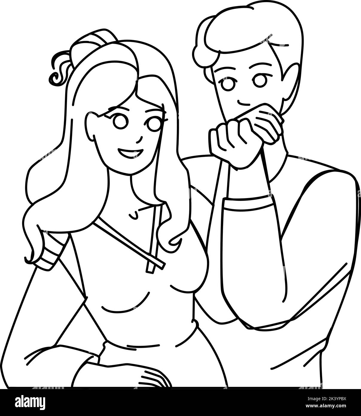 couple date vector Stock Vector Image & Art - Alamy