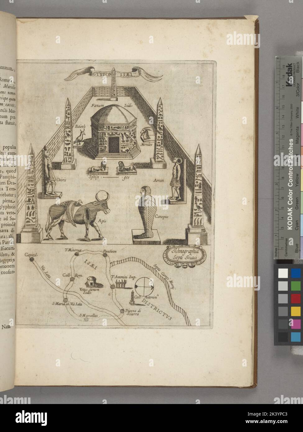 Egtypon Isaei. Ichonographia Septi Isiaci Kircher, Athanasius, 1602 ...