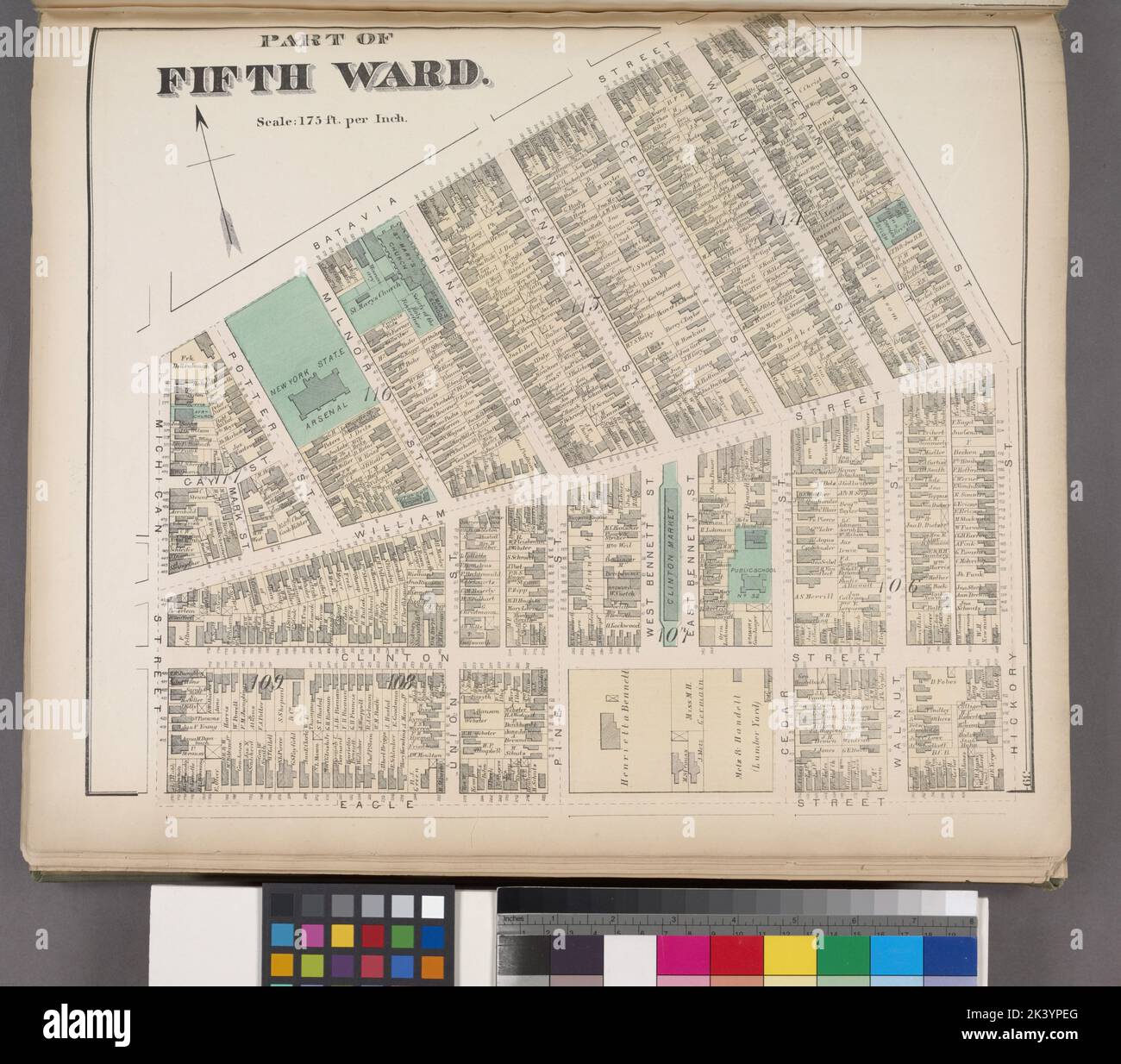 Fifth Ward. Cartographic. Maps. 1872. Lionel Pincus and Princess Firyal ...