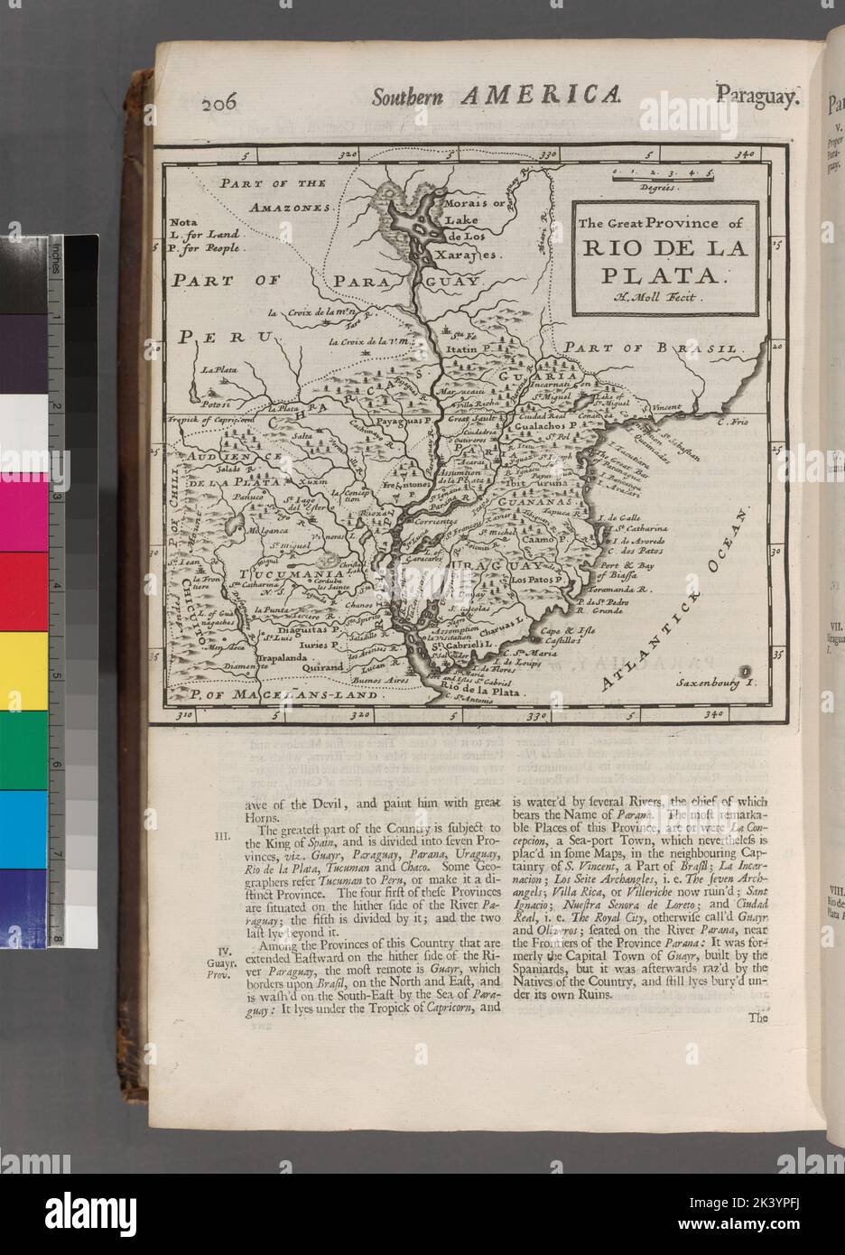 The great province of Rio de la Plata. Cartographic. Maps, Atlases. 1701. Lionel Pincus and ...