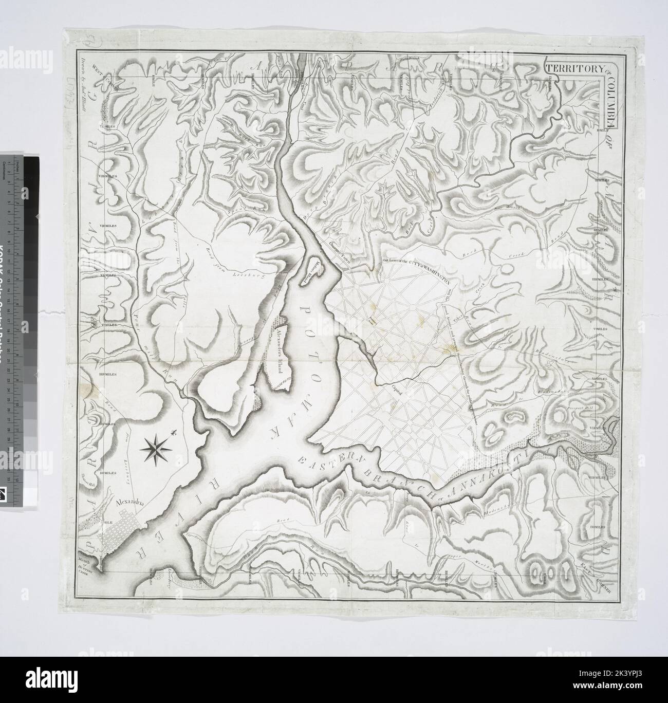 Territory of Columbia Cartographic. Maps. 1794. Lionel Pincus and ...