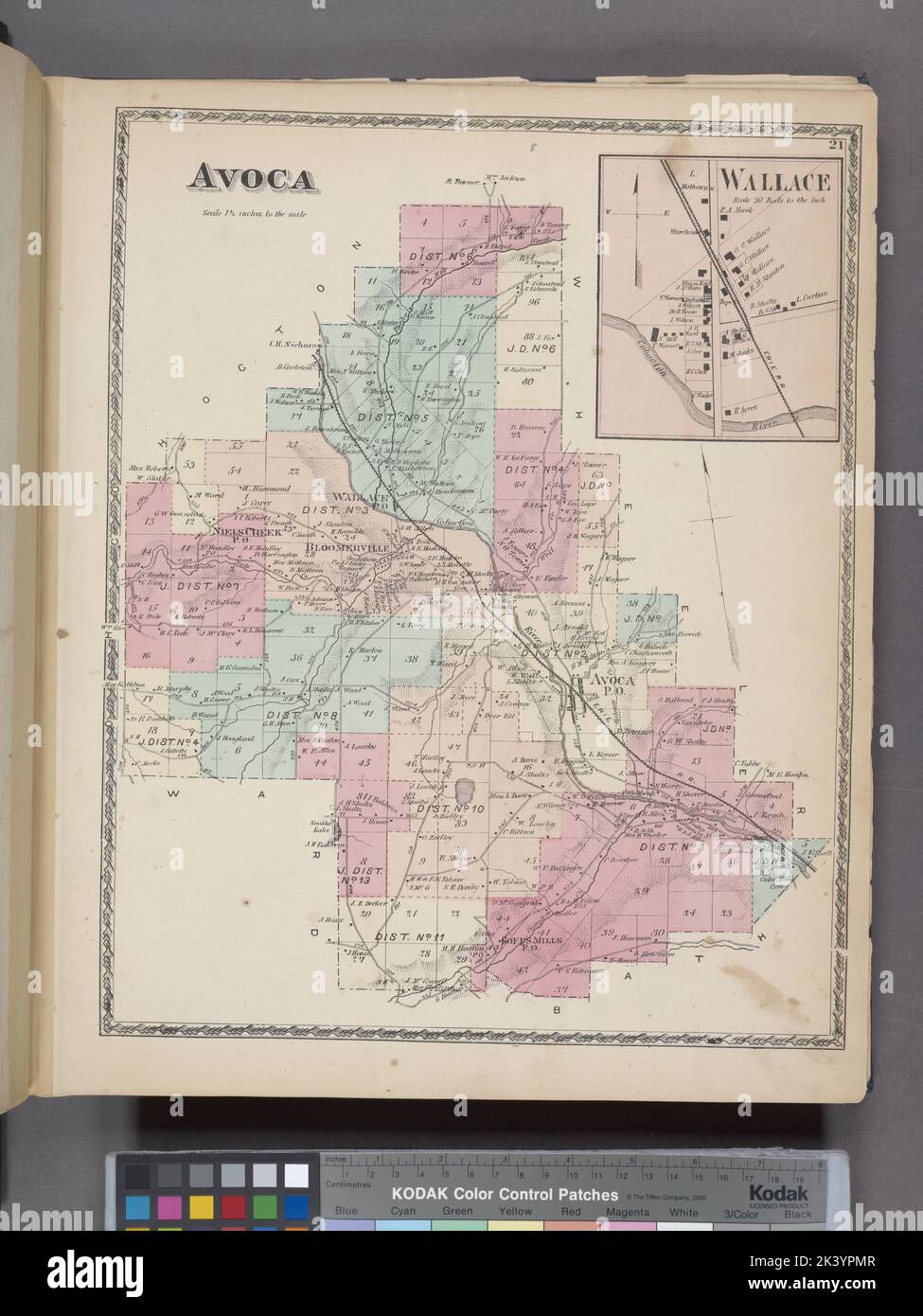 Map of wallace hi-res stock photography and images - Alamy
