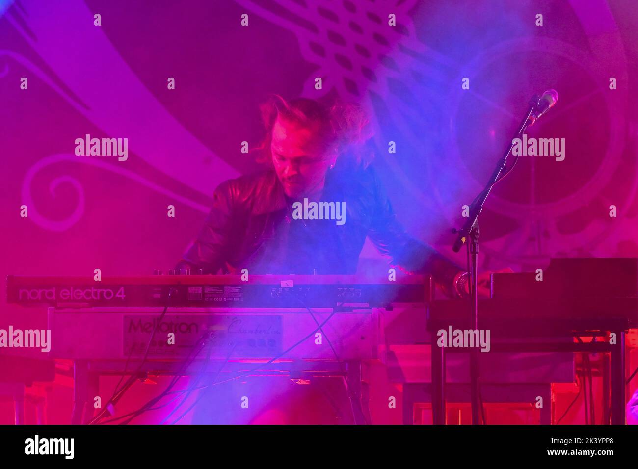 Joakim Svalberg of Opeth during the In Cauda Venenum Tour, on 28th ...
