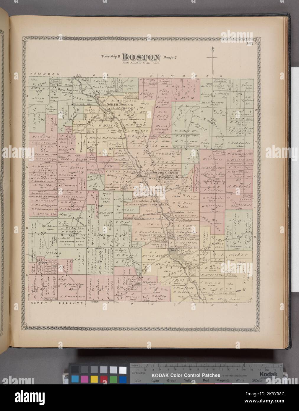 Map of boston 1880 hi-res stock photography and images - Alamy
