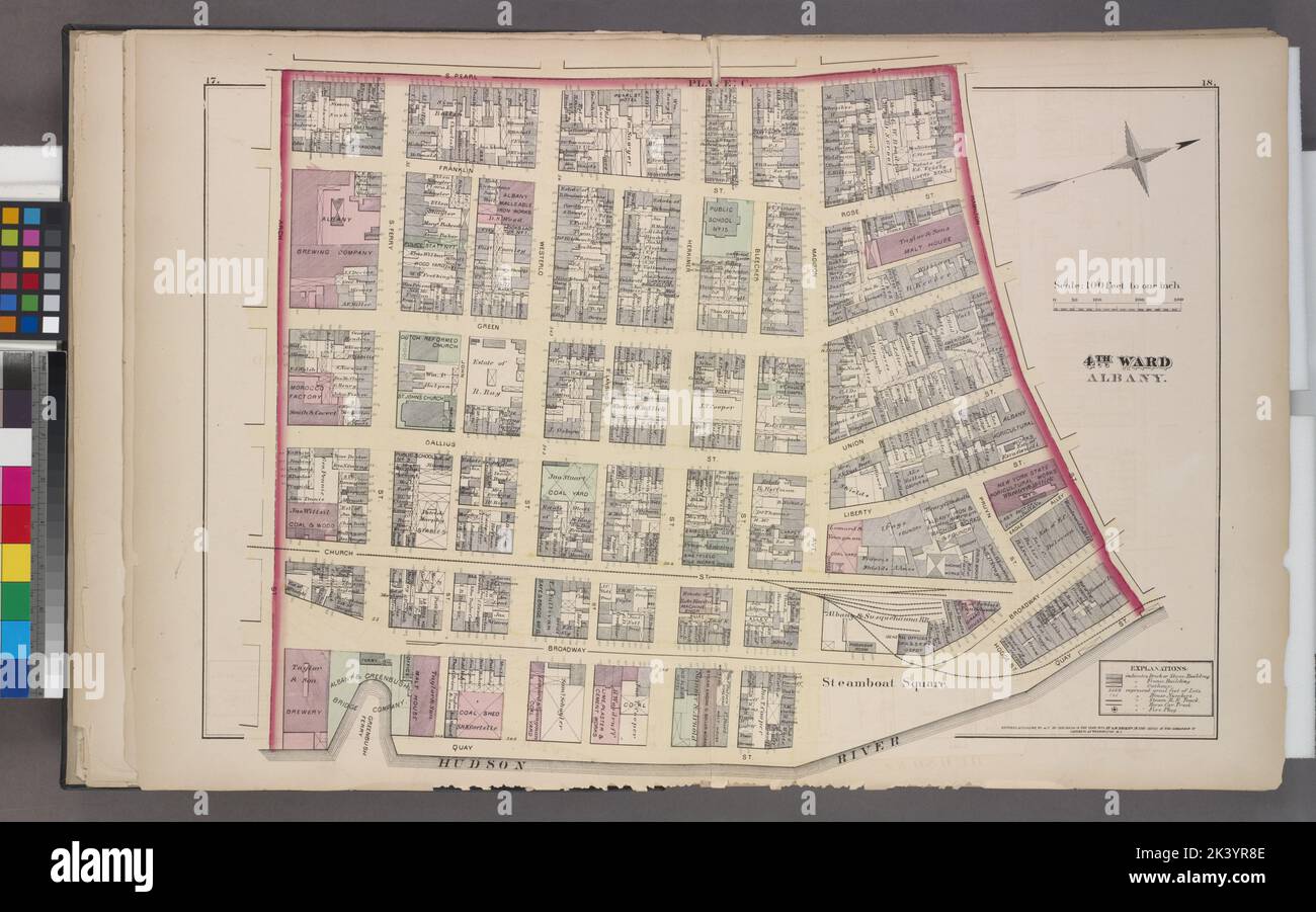 Plate C Cartographic. Atlases, Maps. 1876. Lionel Pincus and Princess ...