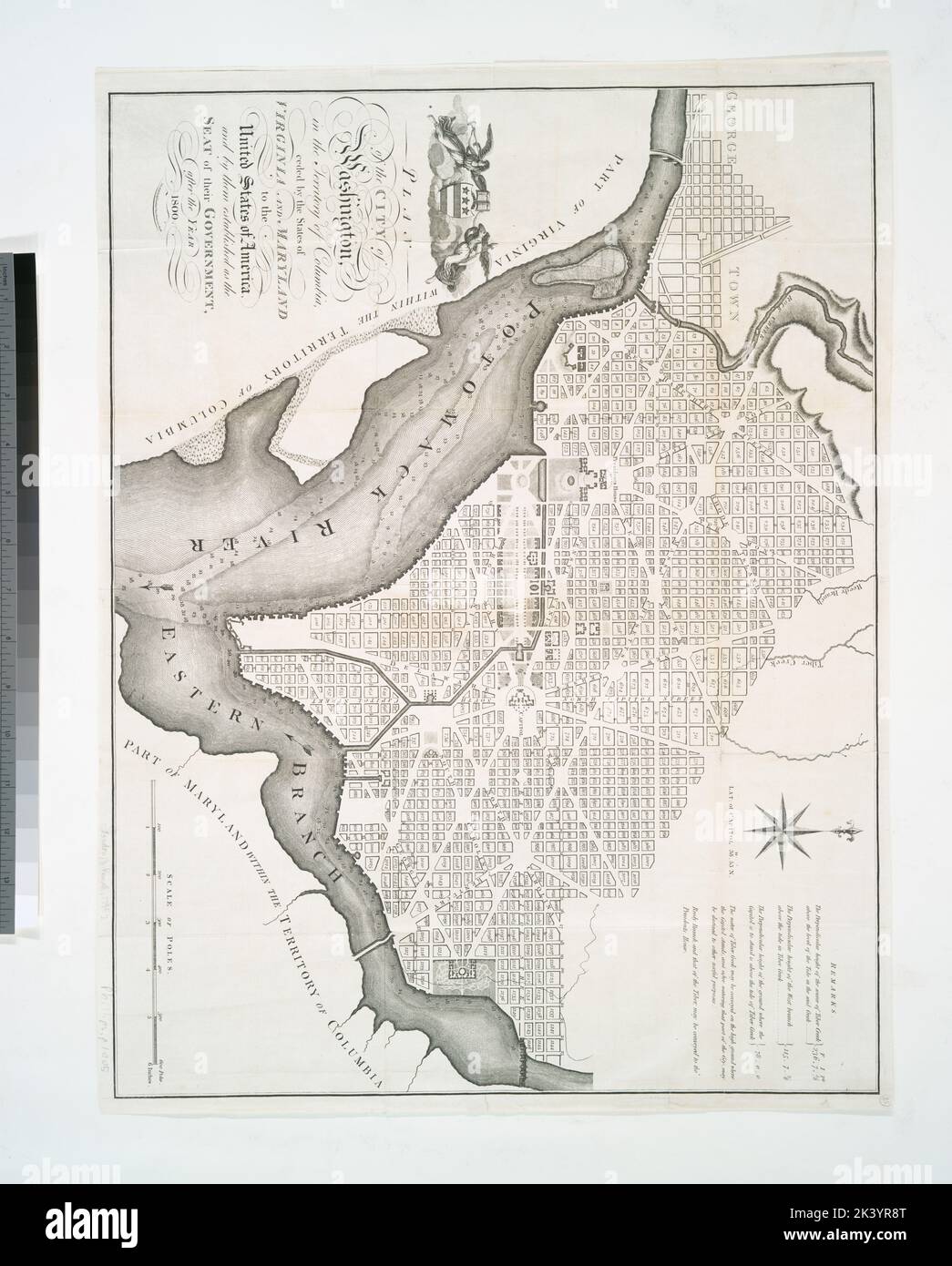 Plan of the city of Washington, in the territory of Columbia : ceded by ...