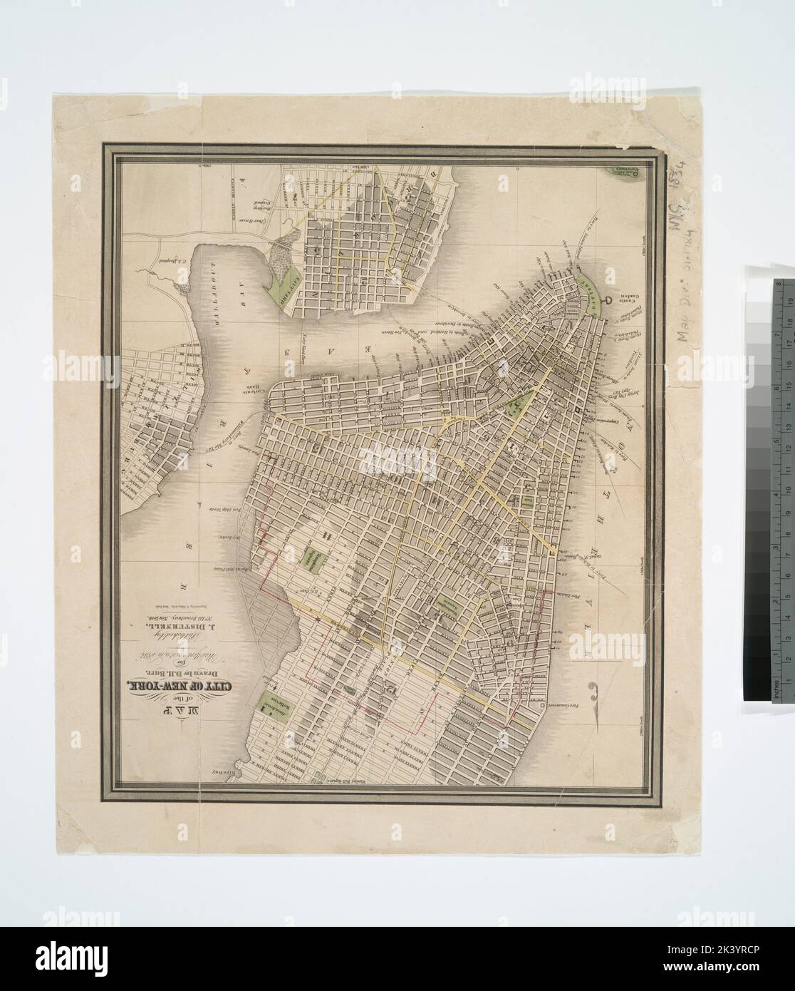 Map of the city of New-York Cartographic. Maps. 1834. Lionel Pincus and ...