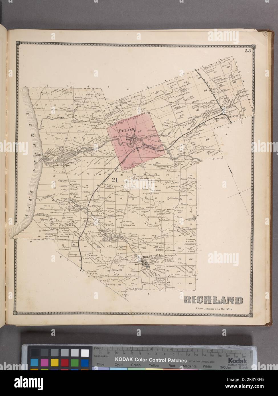 Richland Village Cartographic. Atlases, Maps. 1867. Lionel Pincus and ...