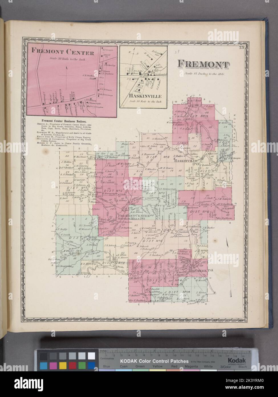 Fremont map hi-res stock photography and images - Alamy