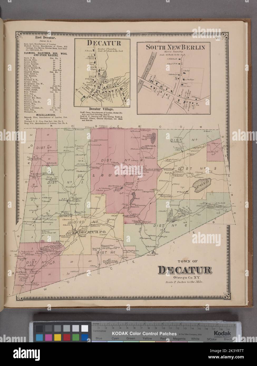 Map of decatur hi-res stock photography and images - Alamy