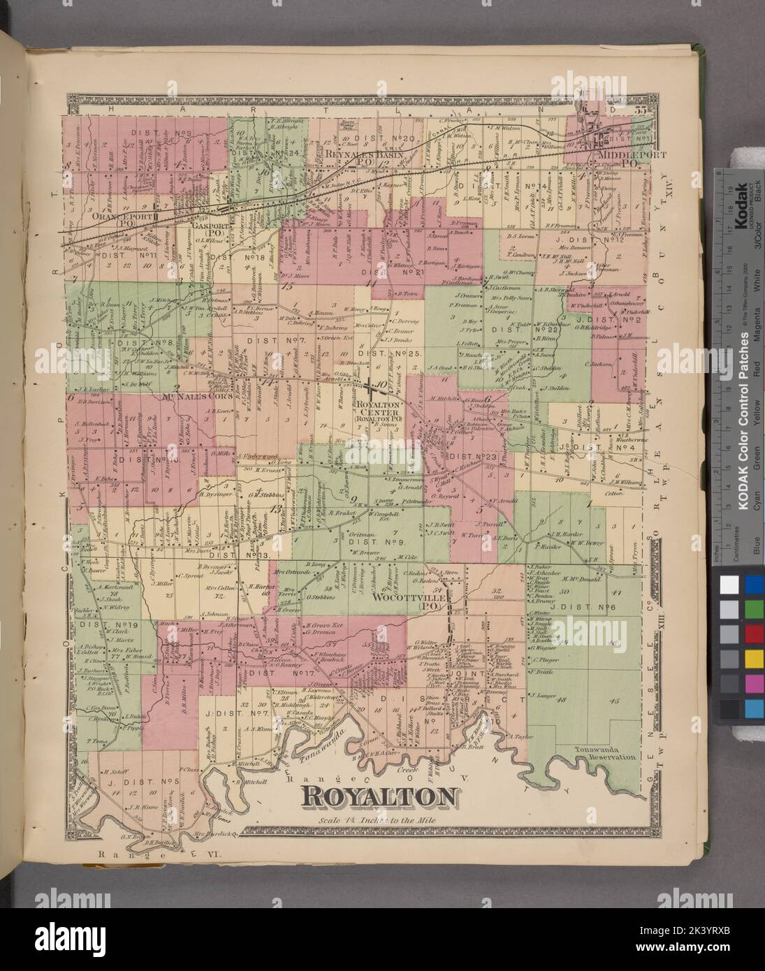 Map of royalton hi-res stock photography and images - Alamy