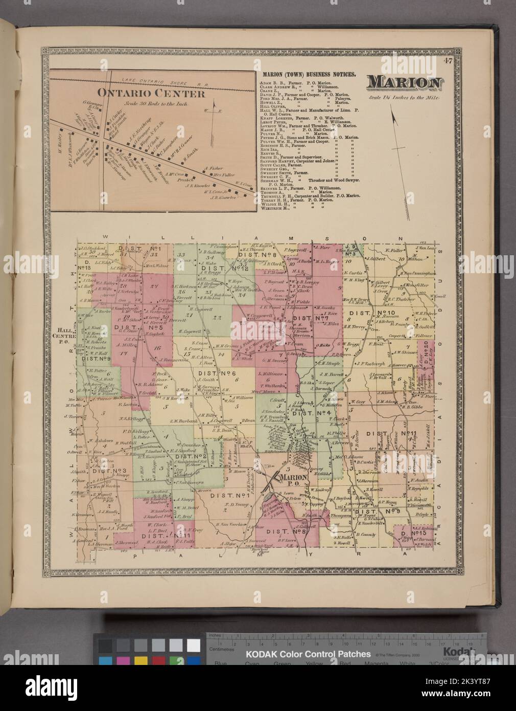 Marion county map hi-res stock photography and images - Alamy