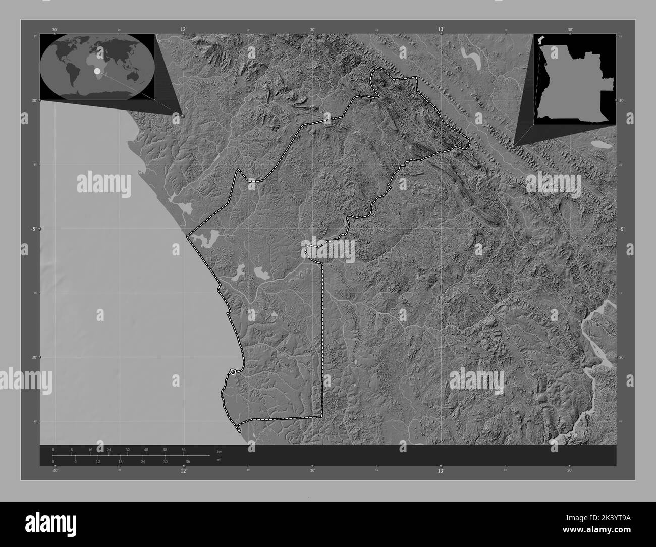 Angola africa map cabinda hi-res stock photography and images - Alamy