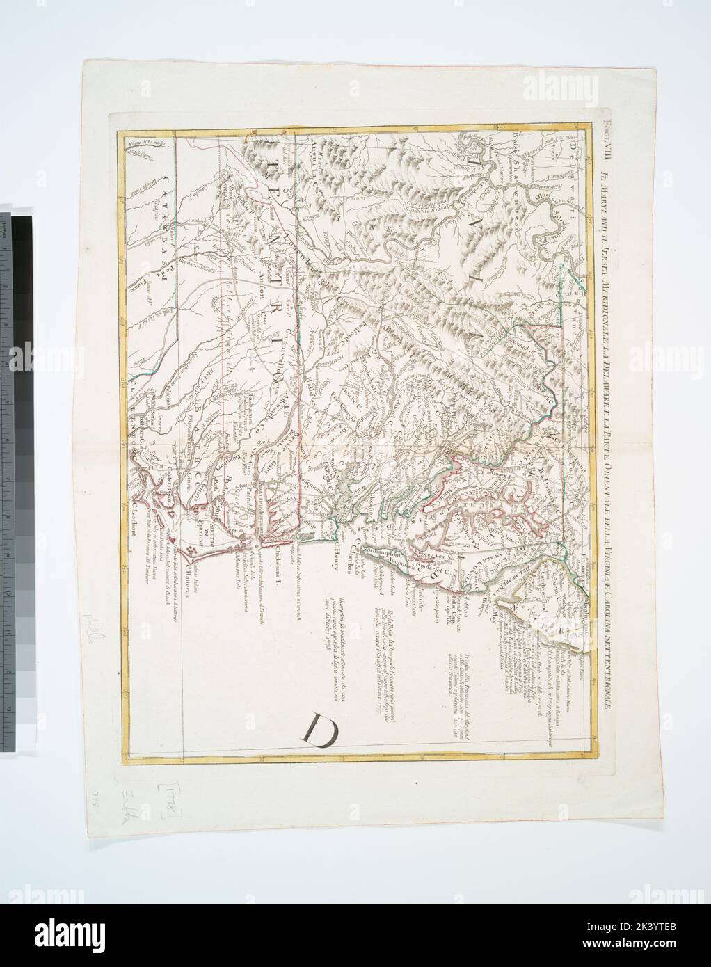 Il Maryland, il Jersey Meridionale, la Delaware e la parte Orientale ...