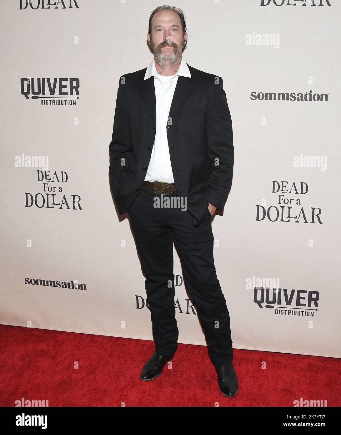 Los Angeles, USA. 28th Sep, 2022. Scott Peat arrives at the DEAD FOR A ...