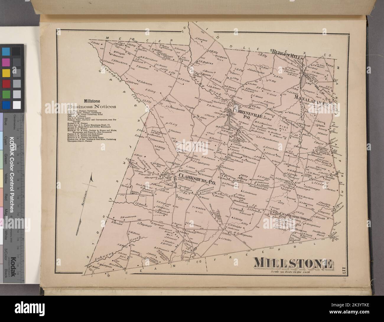 Monmouth county new jersey map hi-res stock photography and images - Alamy