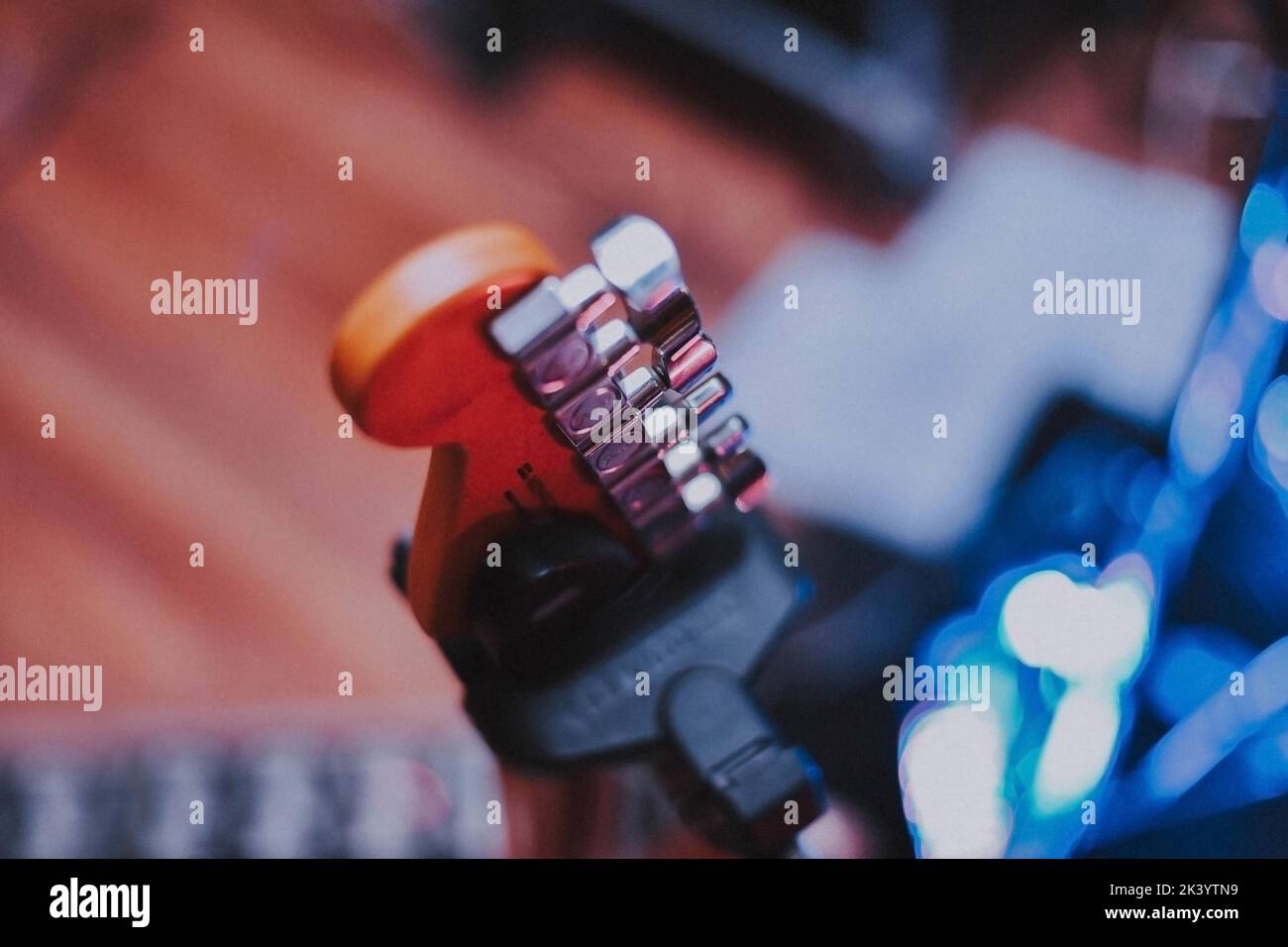 Hands on guitar maintenance hi-res stock photography and images - Alamy