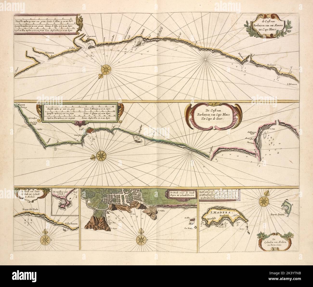 De cust van Barbaryen van out Mamora tot Capo Blanco, en van Capo ...