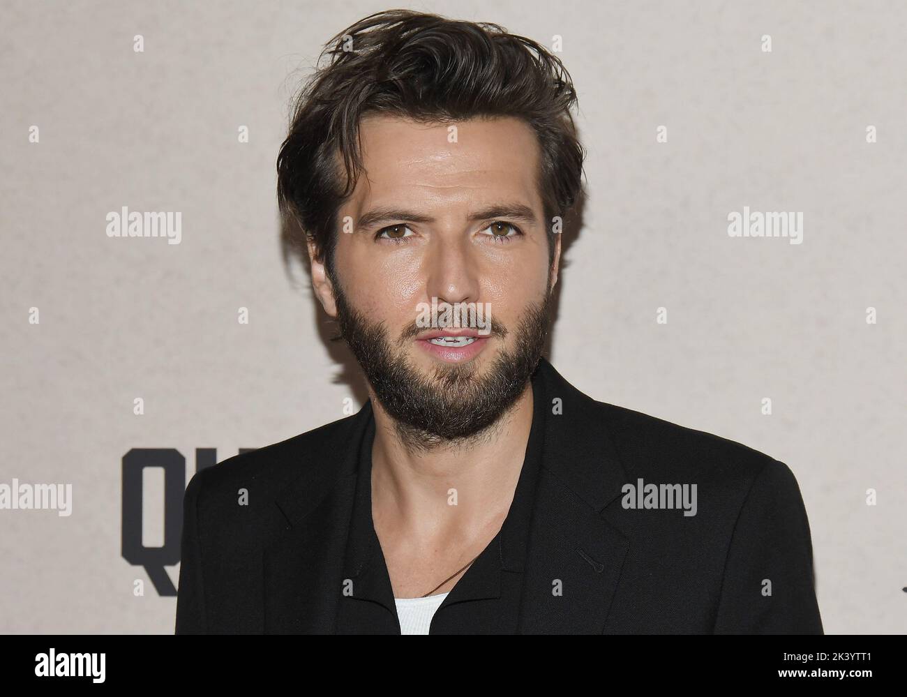 Guy Burnet arrives at the DEAD FOR A DOLLAR Premiere held at the DGA in ...