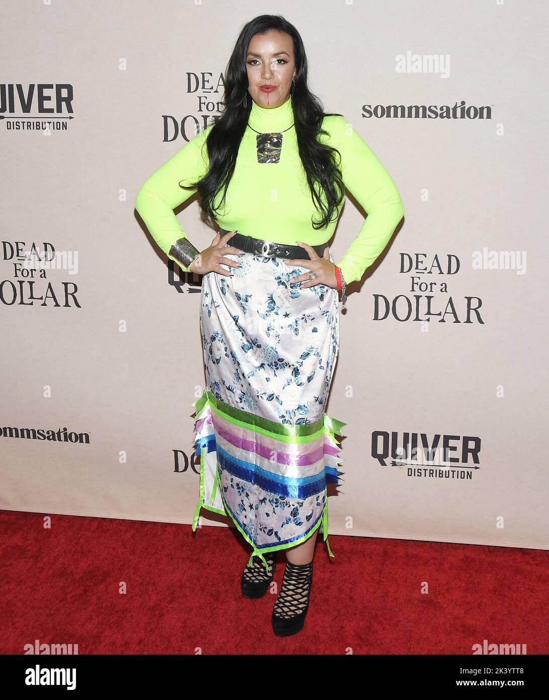 Otgadhe Whitman-Fox arrives at the DEAD FOR A DOLLAR Premiere held at ...