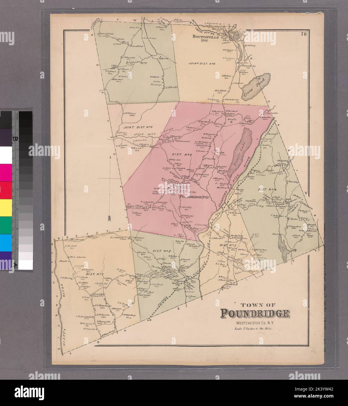 Plate 78: Town of Poundridge, Westchester Co. N.Y. Cartographic ...