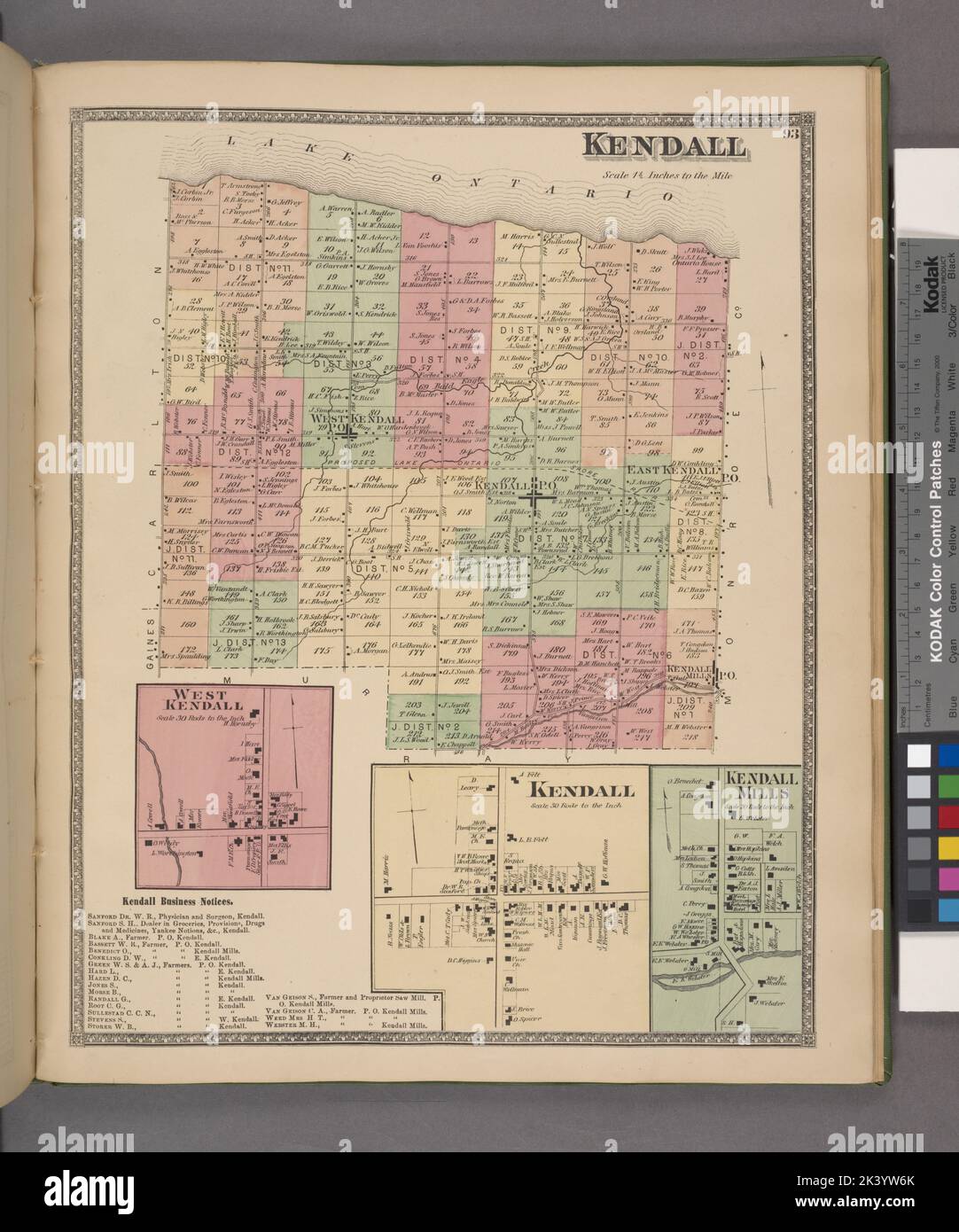 Map of kendall hi-res stock photography and images - Alamy