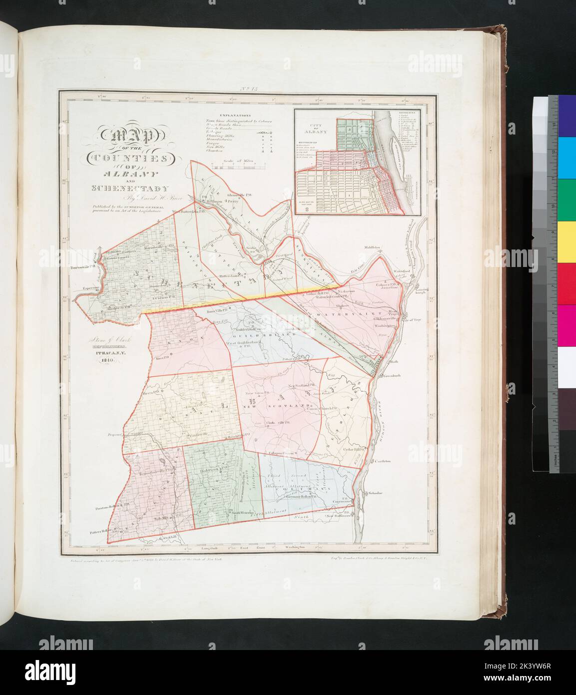 Map of the counties of Albany and Schenectady Cartographic. Atlases ...