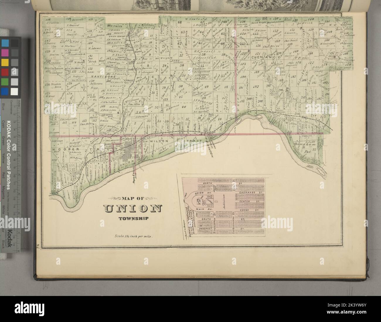Map of Union Township; Carmal Grove Campground Village Cartographic ...
