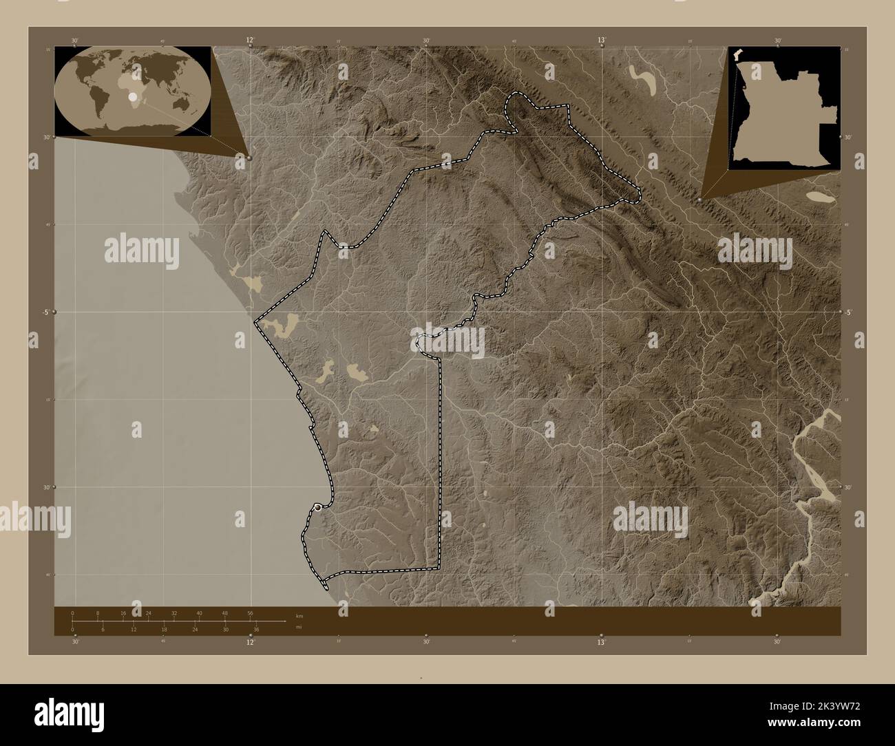 Angola africa map cabinda hi-res stock photography and images - Alamy