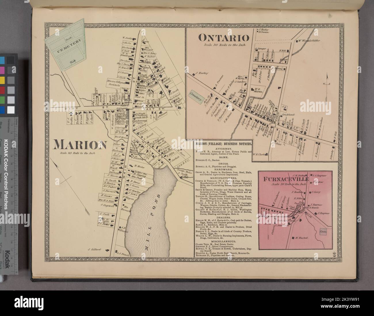 Marion county map hi-res stock photography and images - Alamy