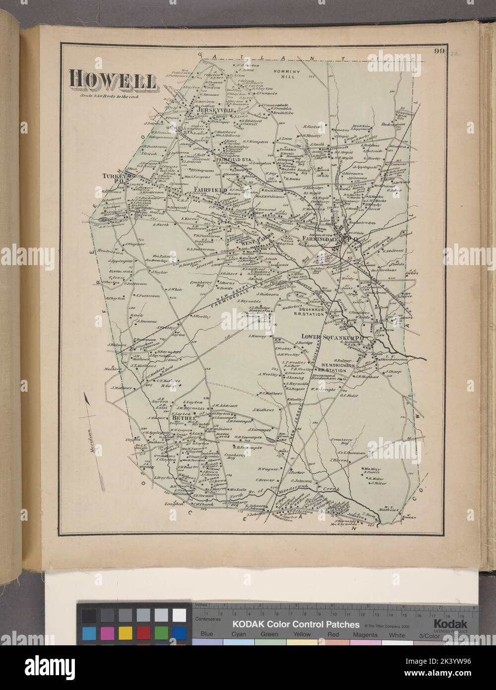 Monmouth county new jersey map hi-res stock photography and images - Alamy