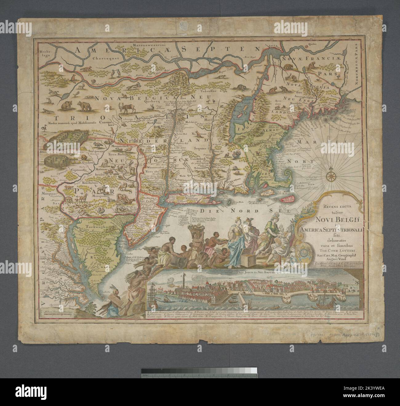 Recens edita totius Novi Belgii in America Septentrionali siti ...