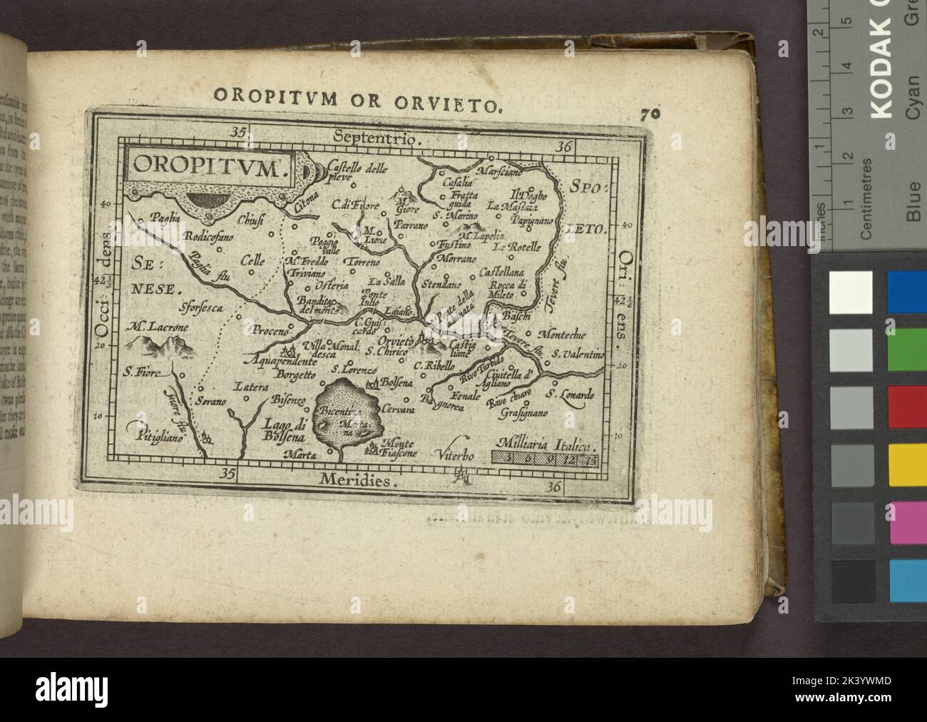 Tiber River Map Europe