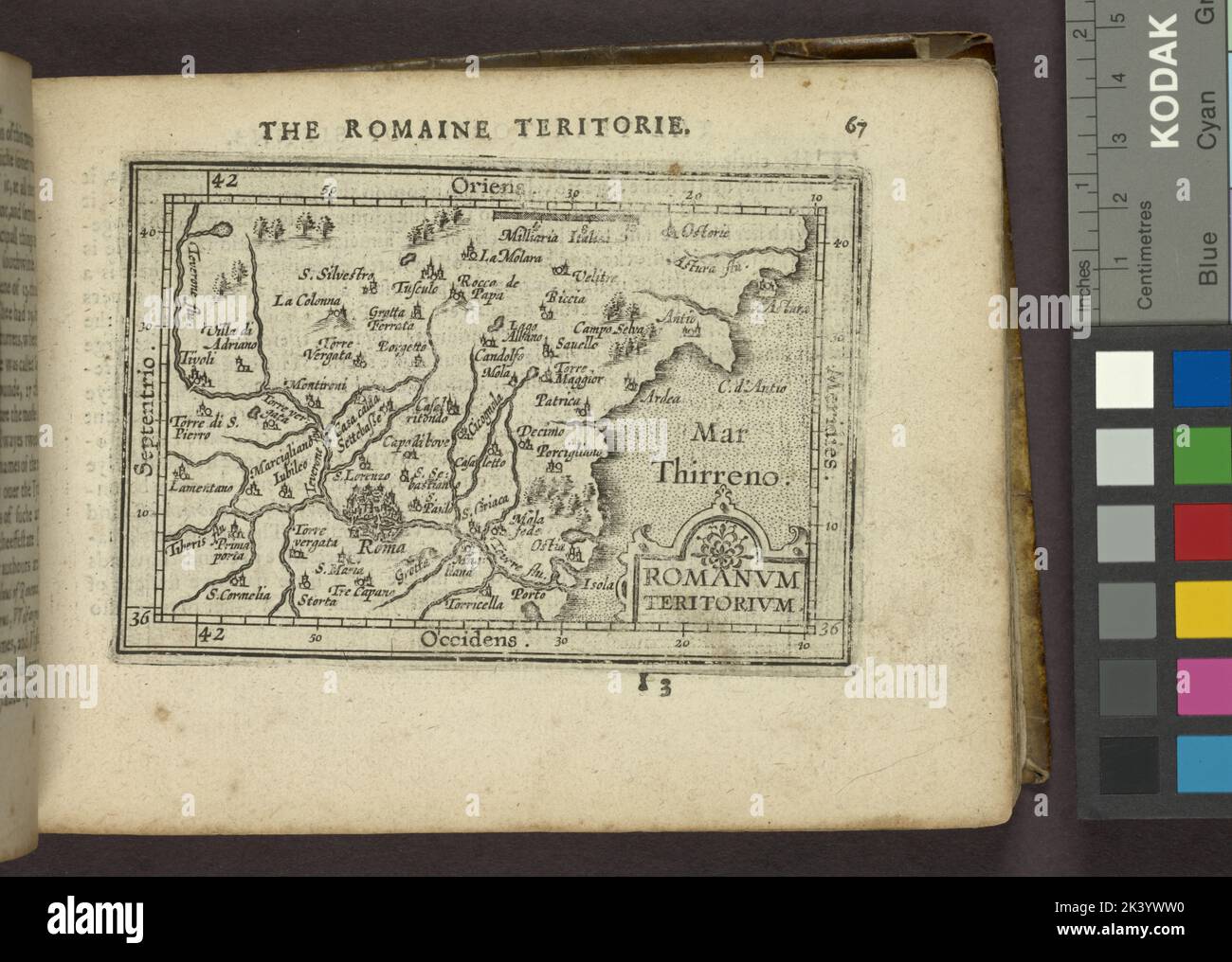 Romanum Teritorium. The Romaine Teritorie. Cartographic. Maps, Atlases ...