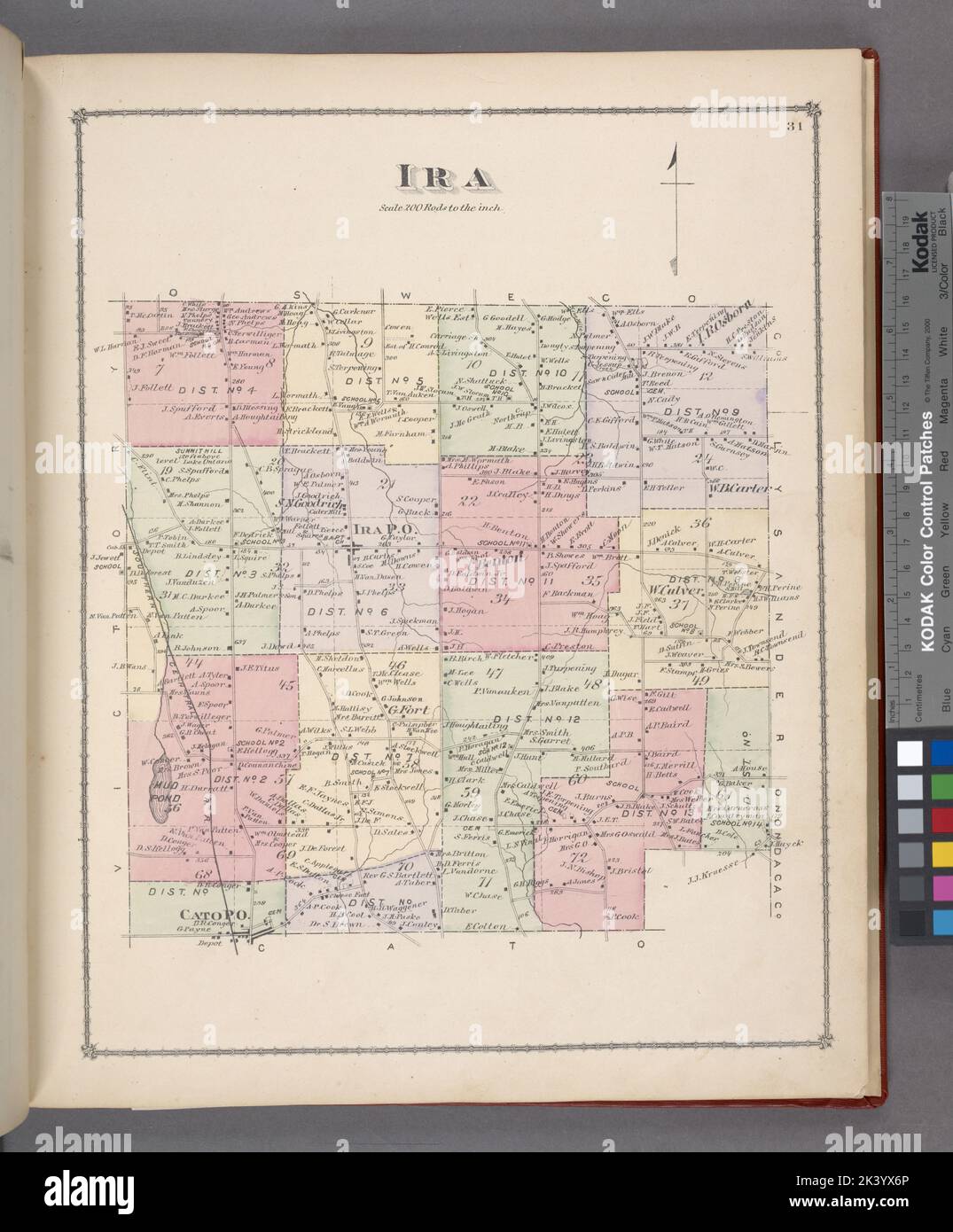 Cayuga map hi-res stock photography and images - Alamy