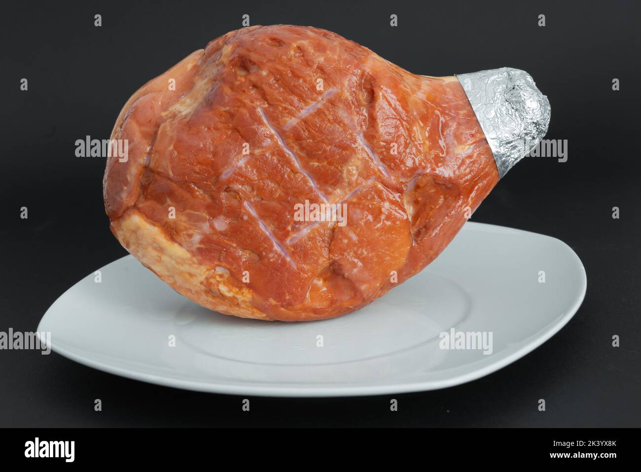 Rosted prague ham Stock Photo - Alamy