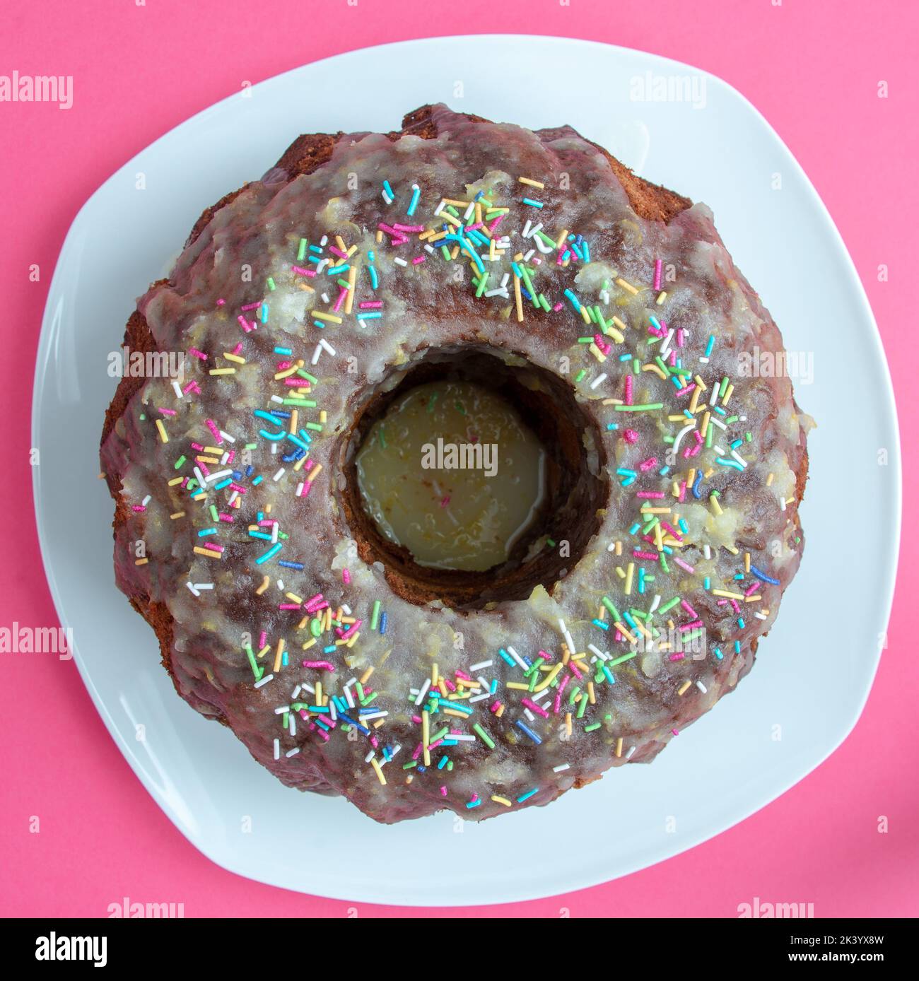 Cake view from the top Stock Photo - Alamy