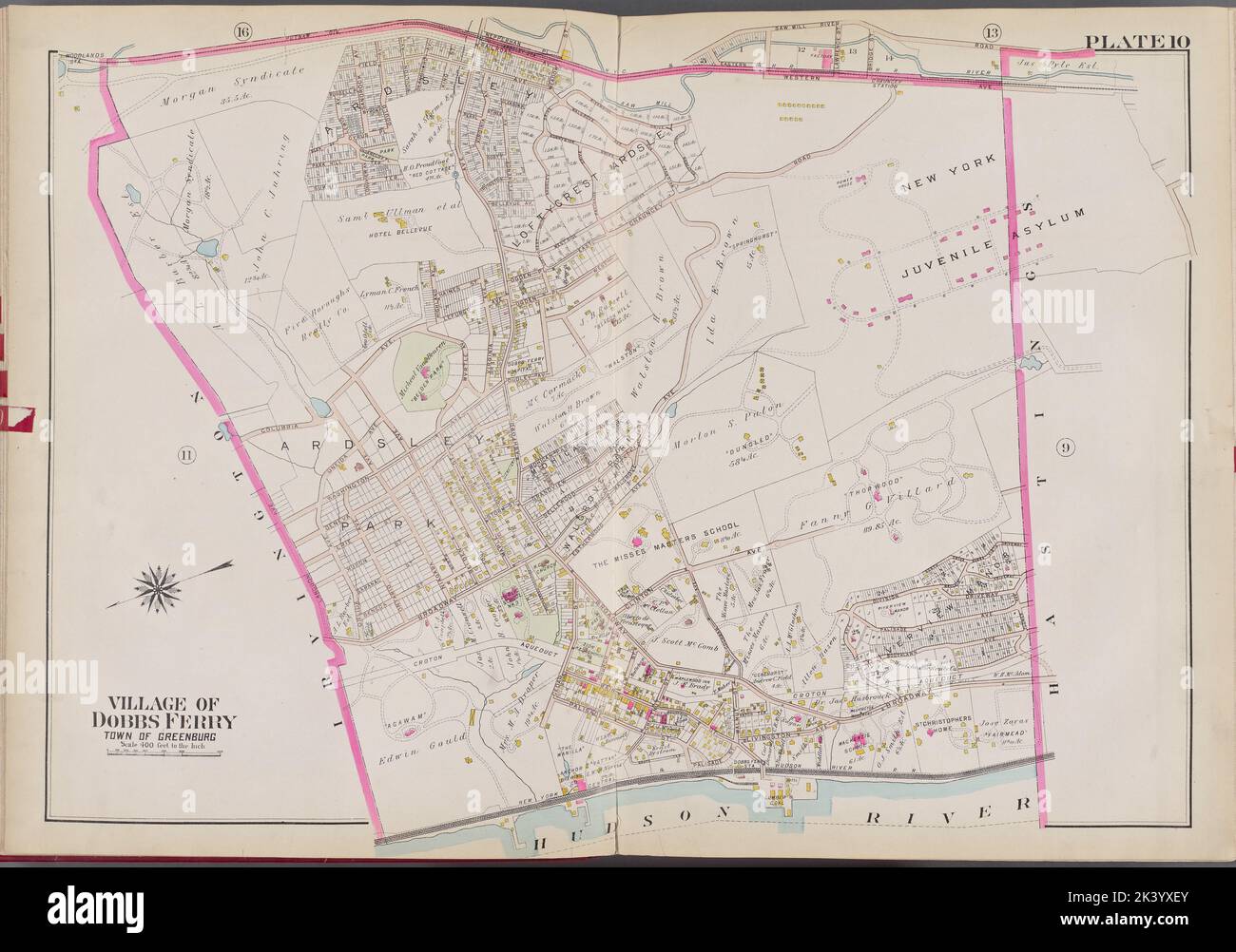 Map of irvington new york hi-res stock photography and images - Alamy