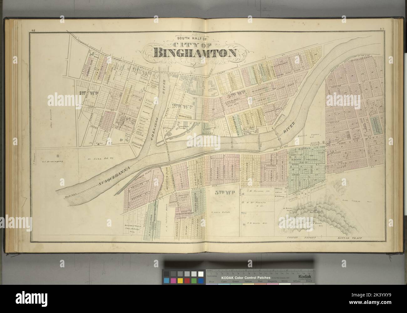 South Half of City of Binghamton Cartographic. Atlases, Maps. 1876 ...