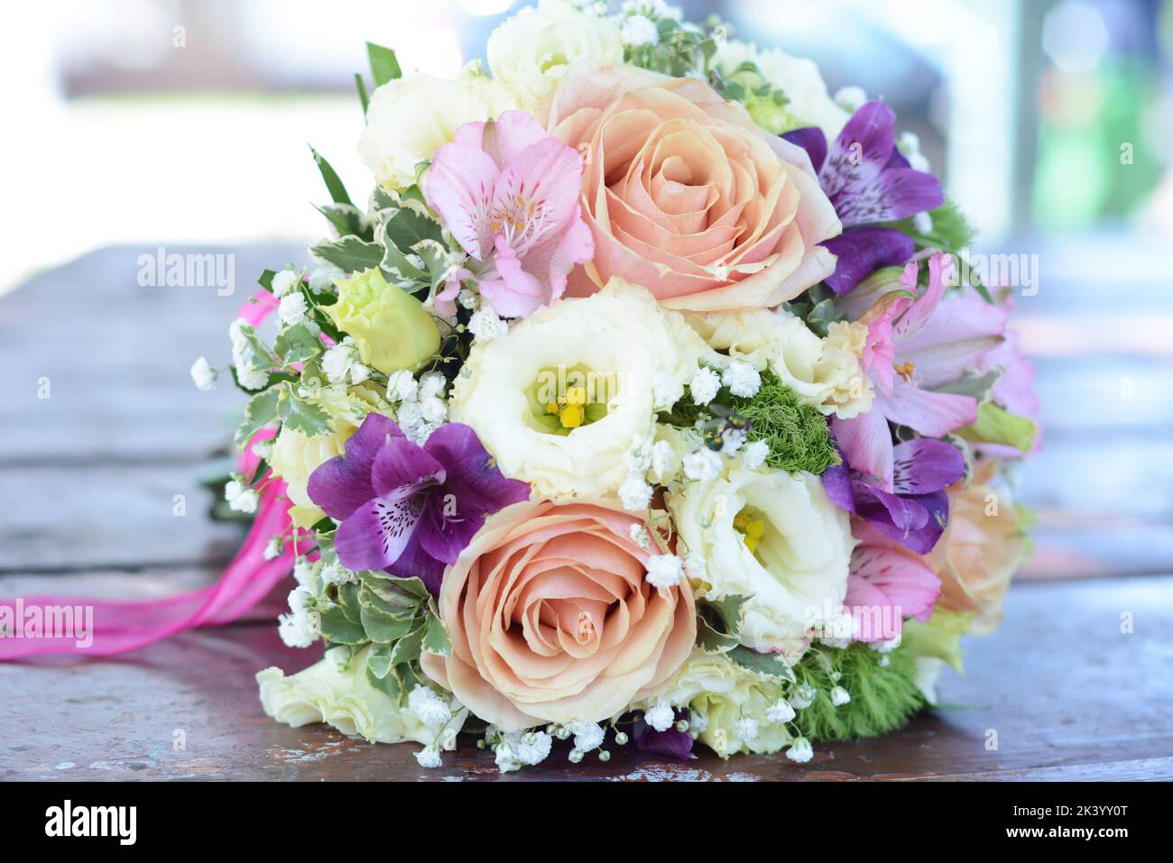 Flowers for wedding ceremony party Stock Photo - Alamy