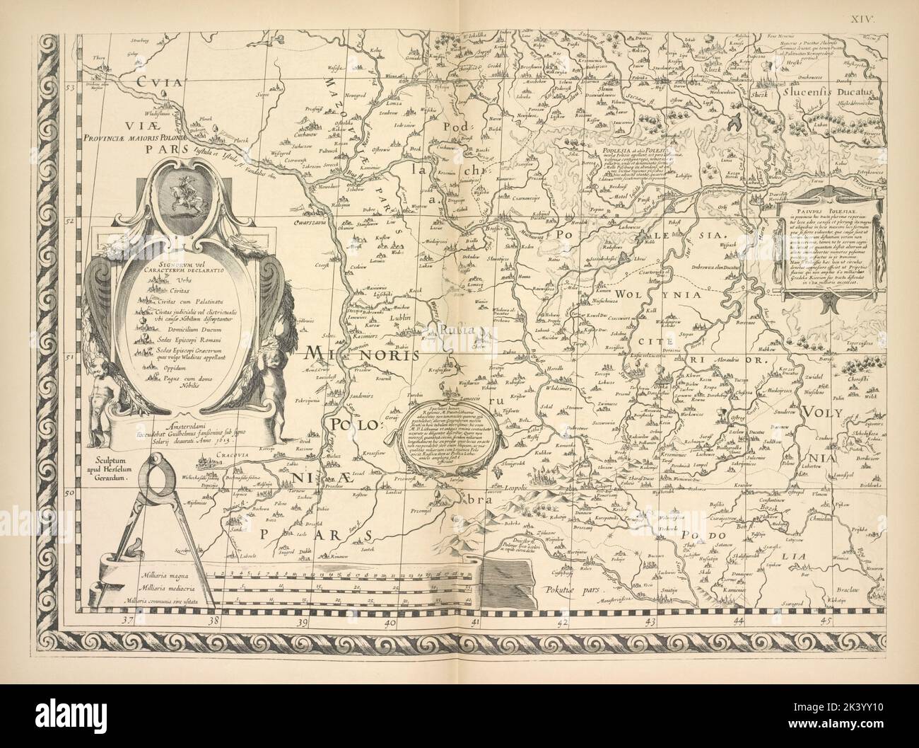 Karta Litvy kn. N. Khr. Radzivila, 1613g. Str.3 A map of Lithuania by ...