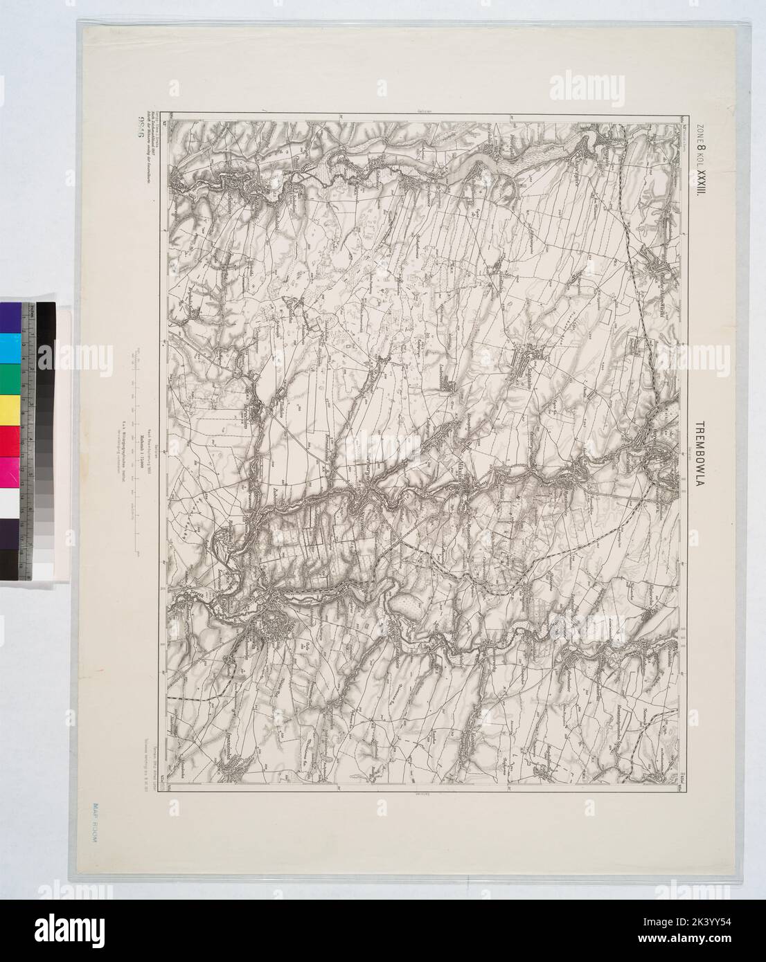 Trembowla (Galizien). Cartographic. Maps, Topographic maps. 1911 ...