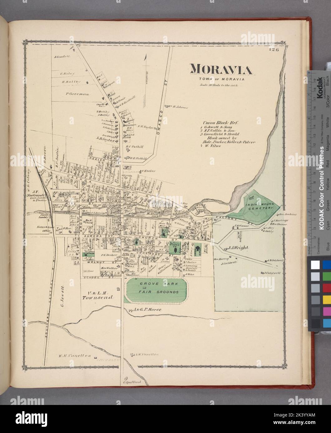 Map of cayuga hi-res stock photography and images - Alamy