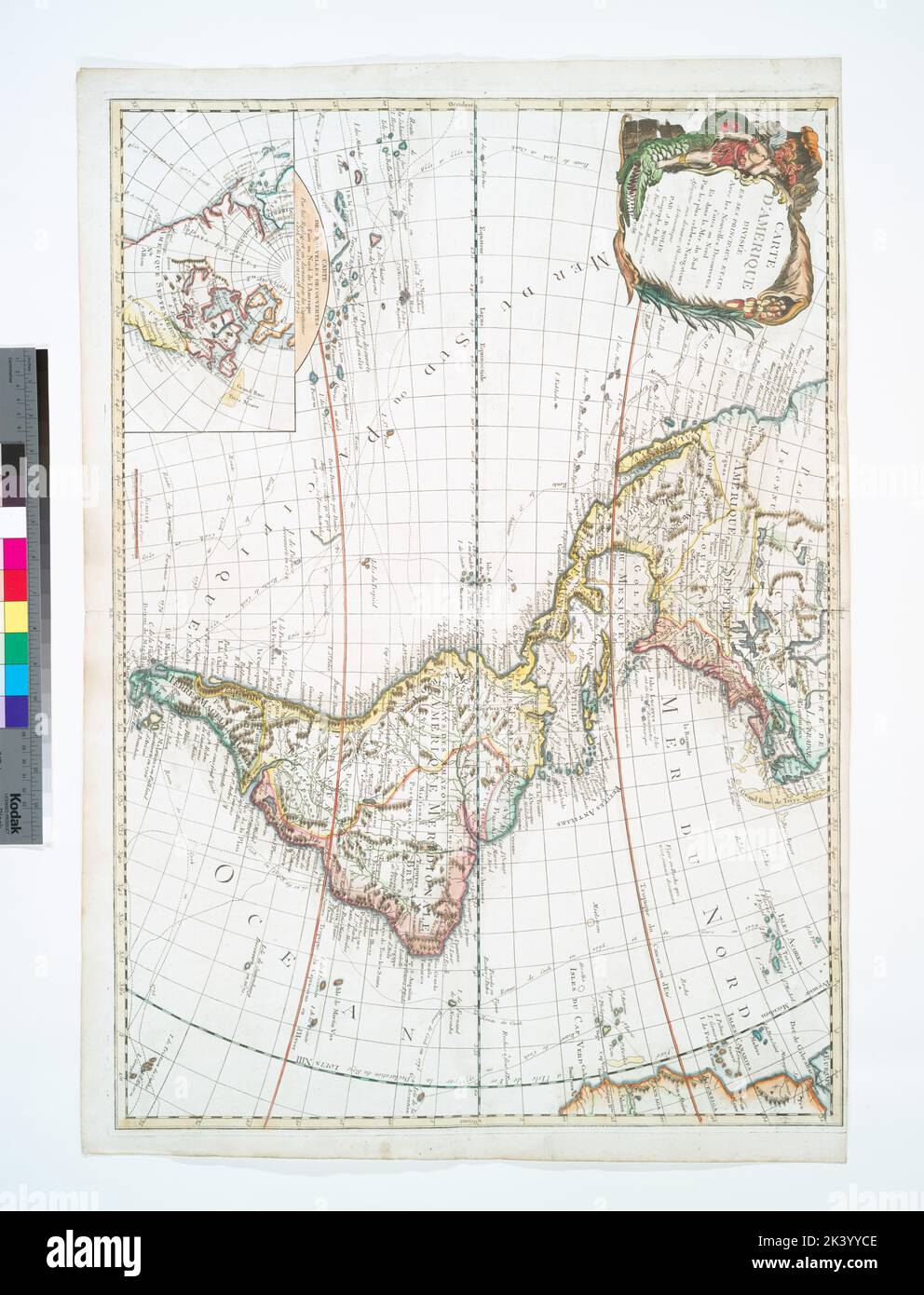 Carte d'Amerique : diviseé en ses principaux etats favec les nouvelles ...