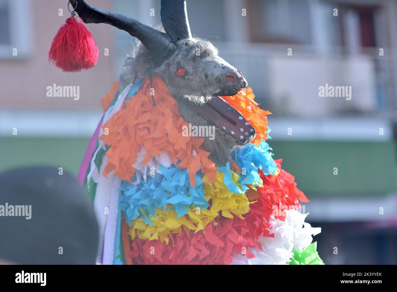 The goat. Winter traditions and Custom festival of Romania Stock Photo ...