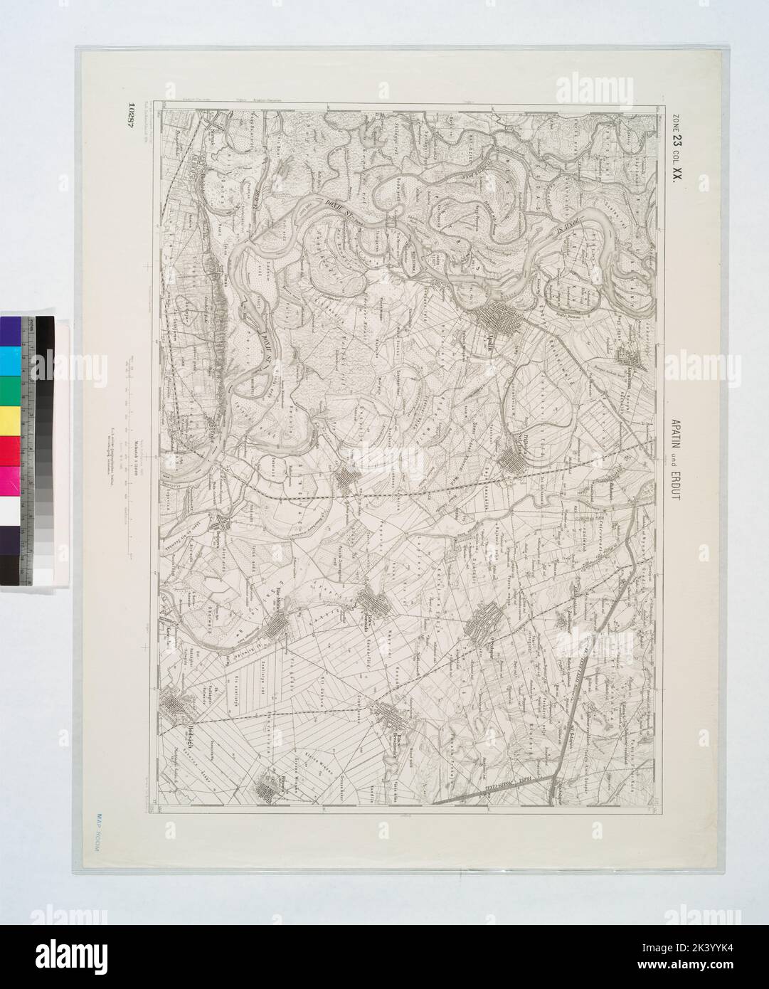 Apatin und Erdut. Cartographic. Maps, Topographic maps. 1905. Lionel ...