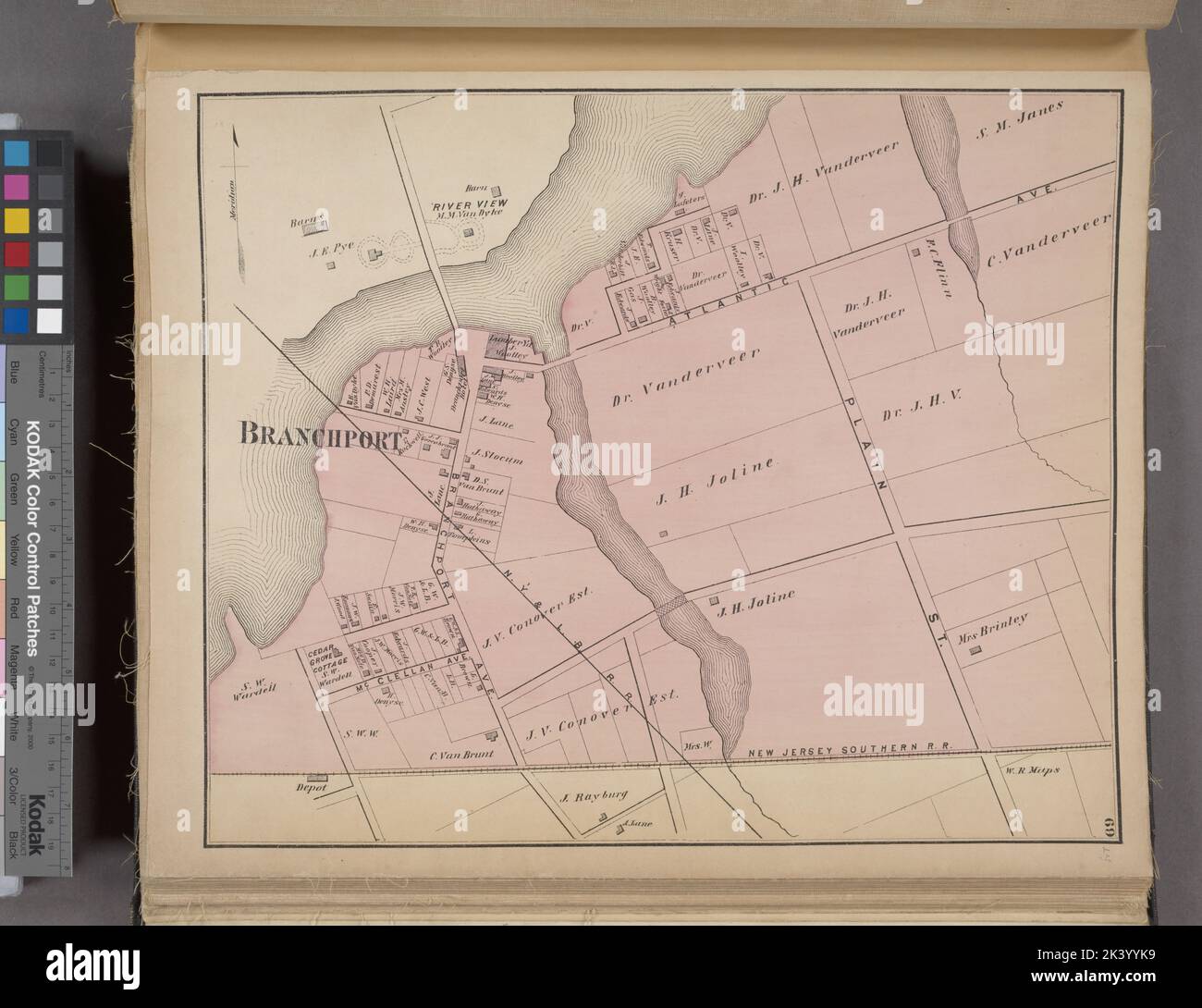 Monmouth county new jersey map hi-res stock photography and images - Alamy