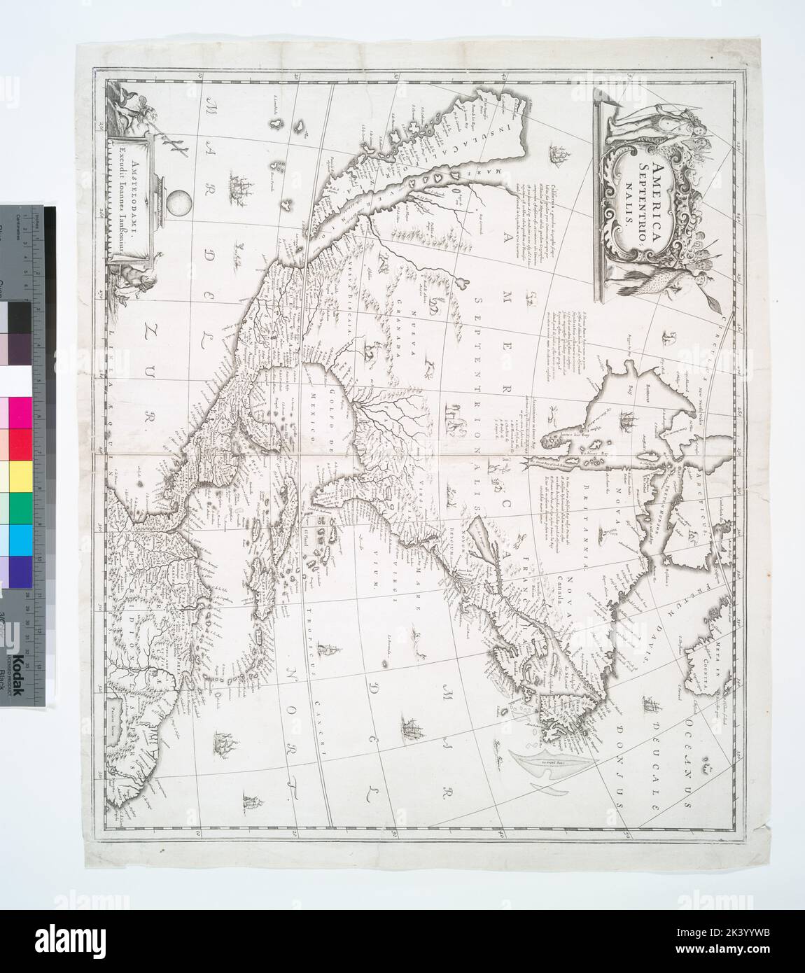 Map of america 1641 hi-res stock photography and images - Alamy